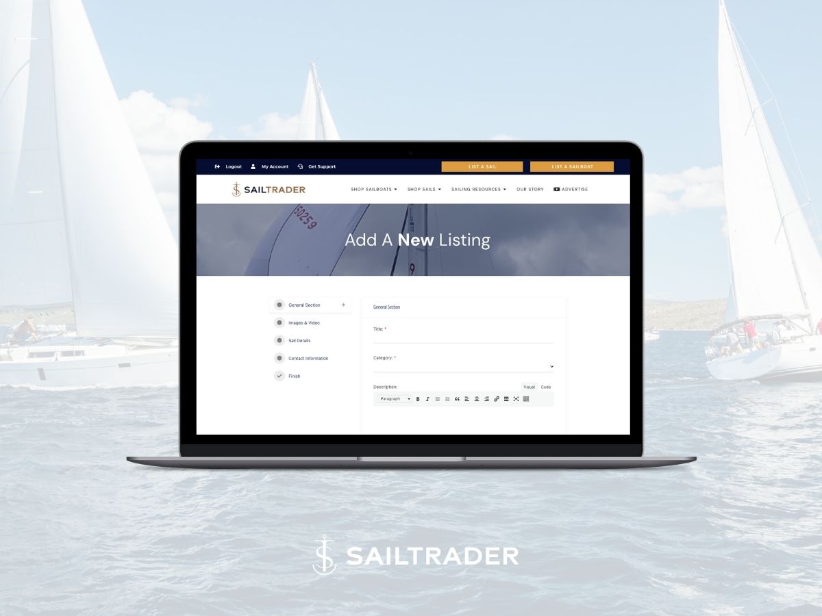 How To Create Your First SailTrader Listing | SailTrdder